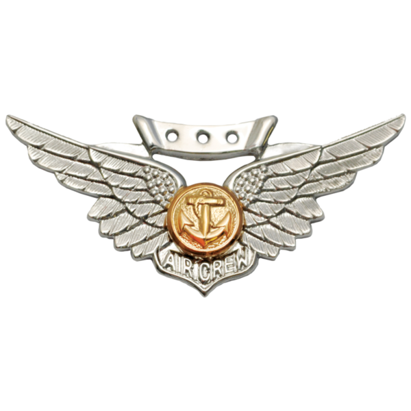 Combat Aircrew Wings – Standard Rhodium – The Marine Shop