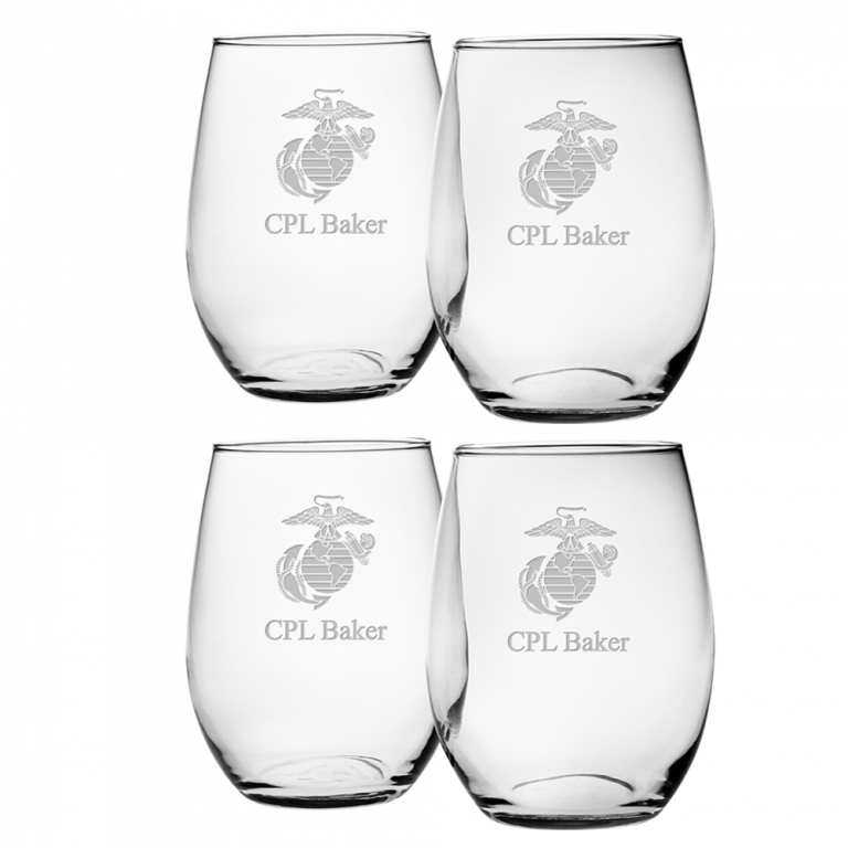 Marine Corps Glassware - The Marine Shop