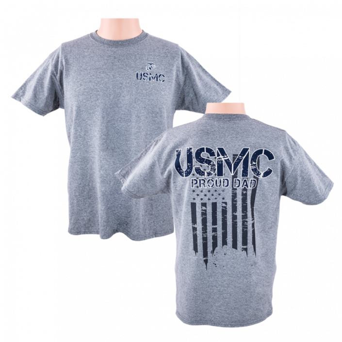 USMC Proud Dad T-Shirt - The Marine Shop