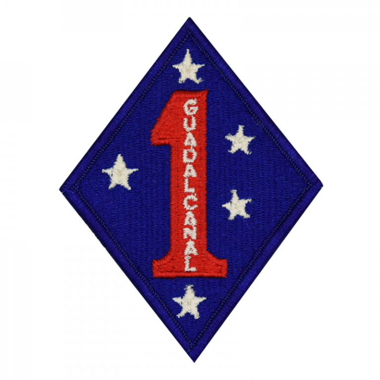 1ST DIV Embroidered Patch - The Marine Shop