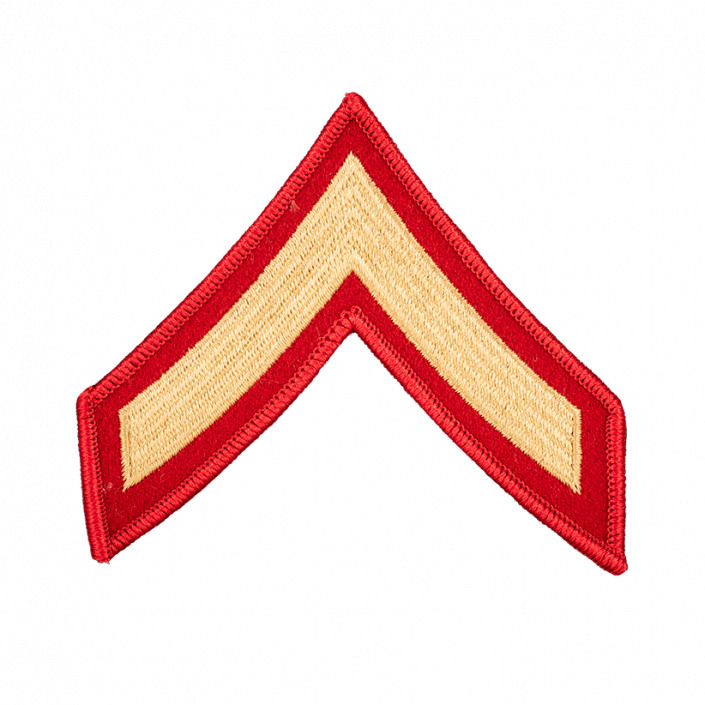 PFC E2 Dress Blue Chevrons - The Marine Shop