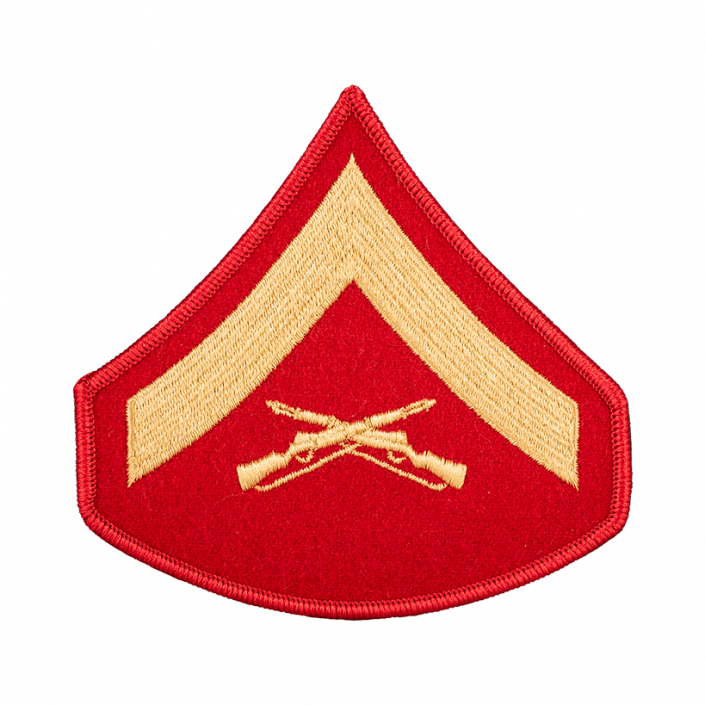 LCPL E3 Dress Blue Chevrons - The Marine Shop