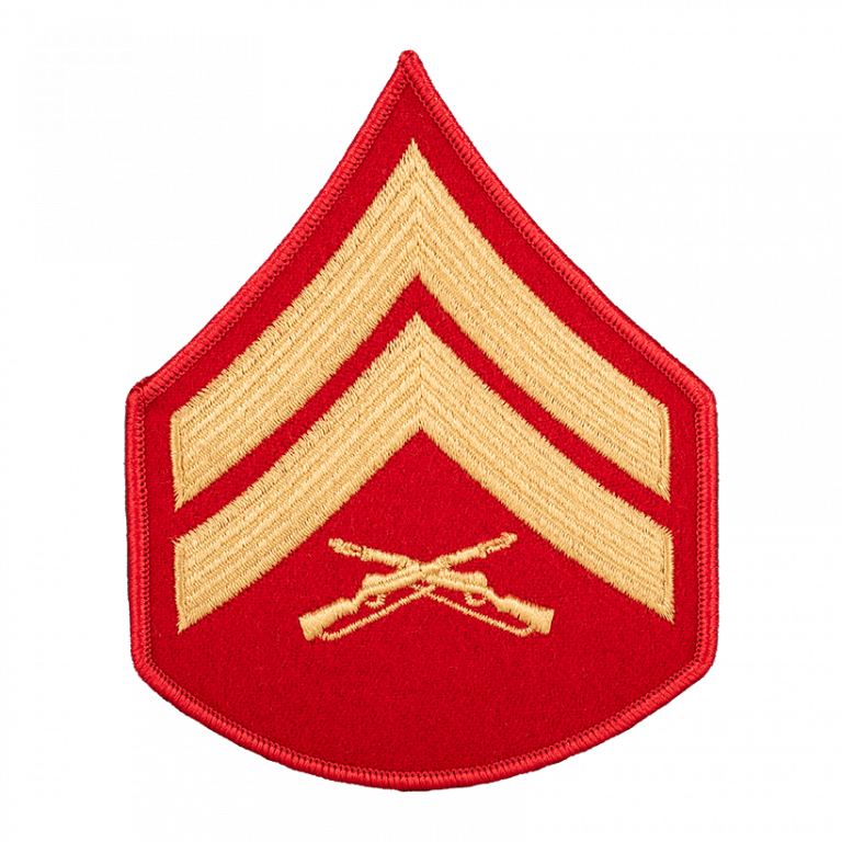 CPL E4 Dress Blue Chevrons - The Marine Shop