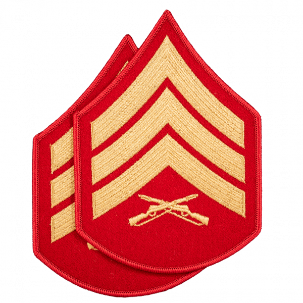 SGT E5 Dress Blue Chevrons - The Marine Shop