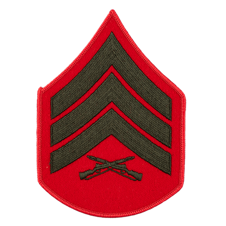 SGT E5 Dress Blue Chevrons - The Marine Shop