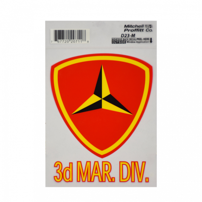 3rd Marine Division Decal - The Marine Shop