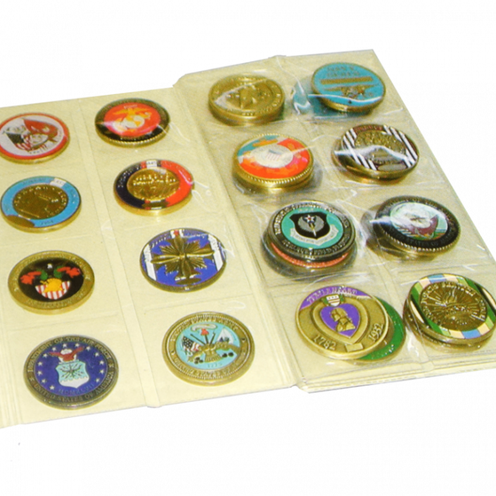 Vinyl Challenge Coin Wallet - The Marine Shop