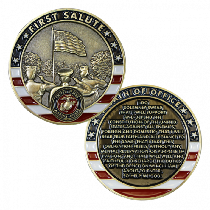 USMC First Salute Coin - The Marine Shop