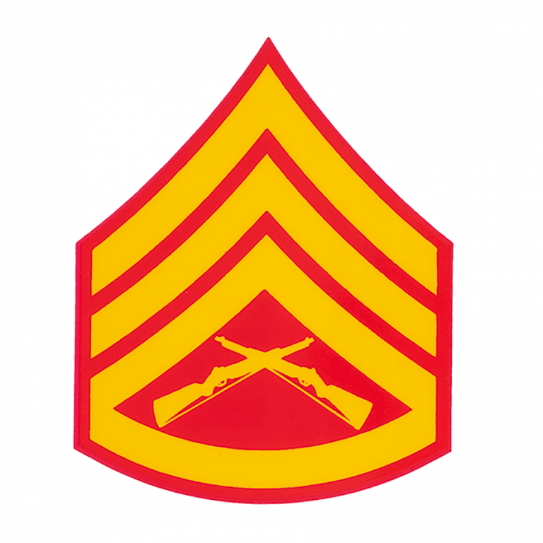 Staff Sergeant Decal - The Marine Shop