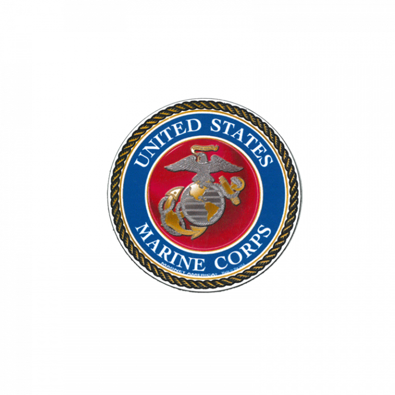 Mini USMC Emblem Magnet - The Marine Shop