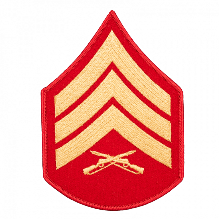 SGT E5 Female Dress Blue Chevrons - The Marine Shop