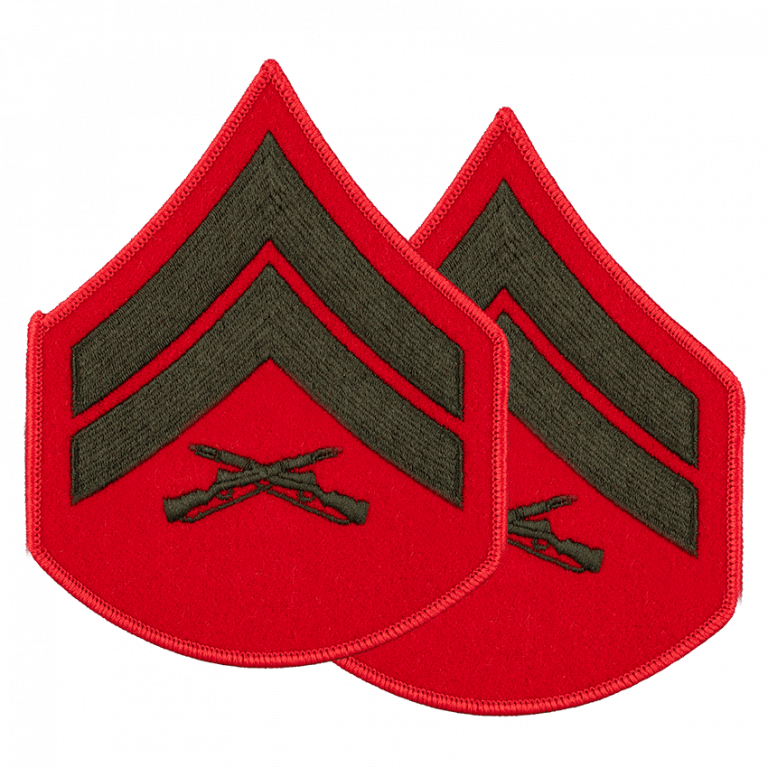 CPL E4 Female Alpha Service Chevrons - The Marine Shop