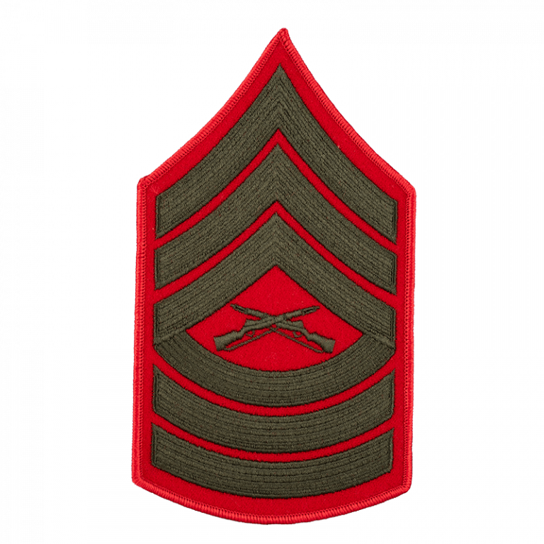 MSGT E8 Female Alpha Service Chevrons - The Marine Shop