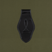 Black Corfram Frog for NCO Sword - The Marine Shop