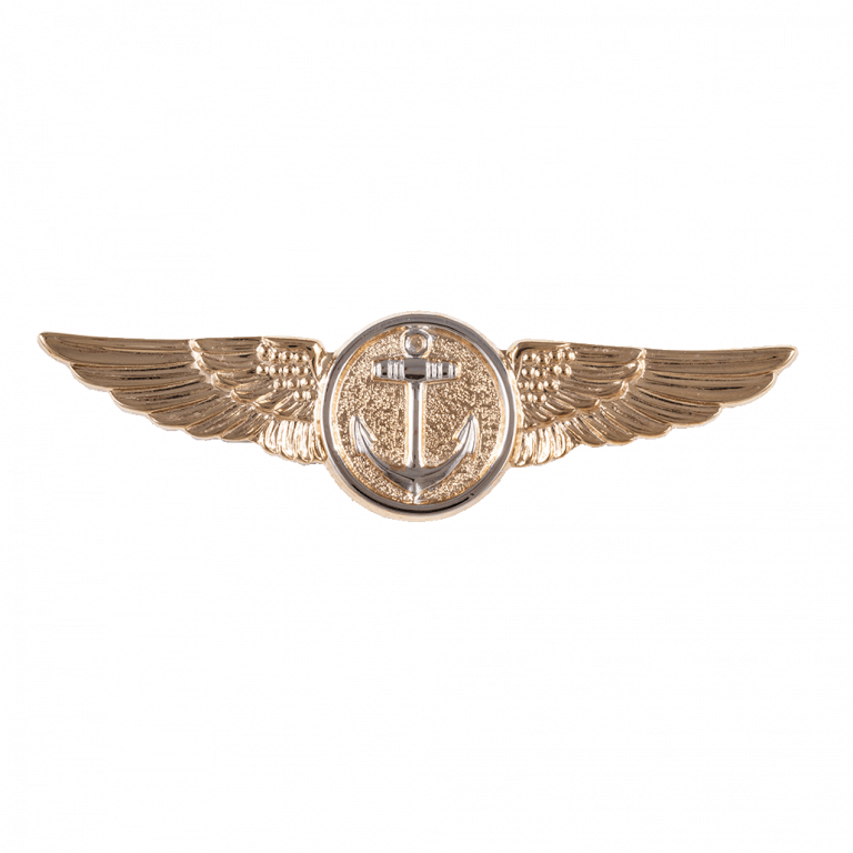 Wings Air Observer - Miniature Gold Plate - The Marine Shop