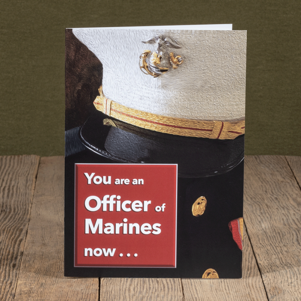 USMC Officer Graduation Greeting Card - The Marine Shop