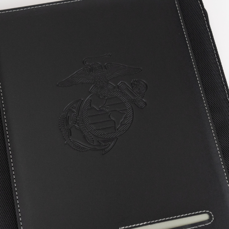Zippered EGA Debossed Padfolio - The Marine Shop
