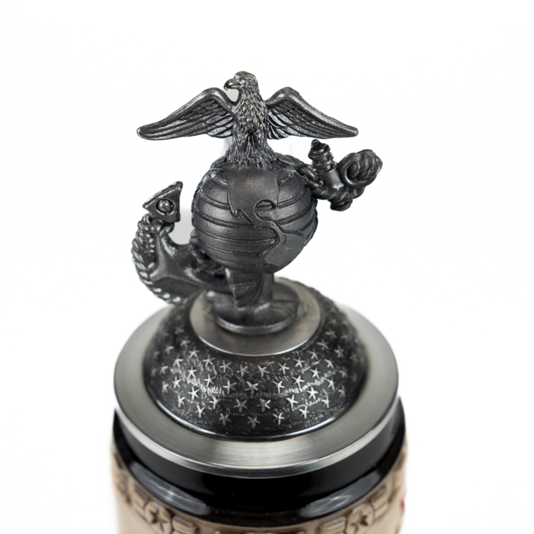 USMC Relief Stoneware Stein 11 1/4" - The Marine Shop