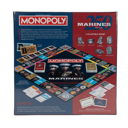 U.S. Marines Monopoly-250th Anniversary Edition - The Marine Shop