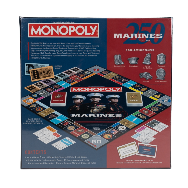 U.S. Marines Monopoly-250th Anniversary Edition - The Marine Shop